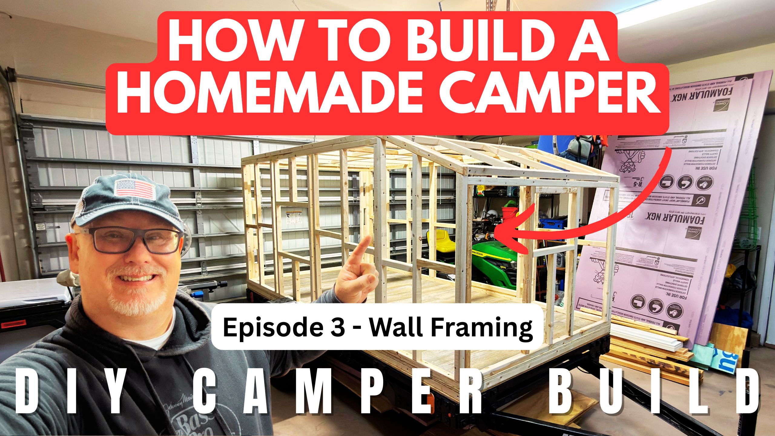 DIY Squaredrop Camper Build (Part 3) | Framing the Walls on Our ...